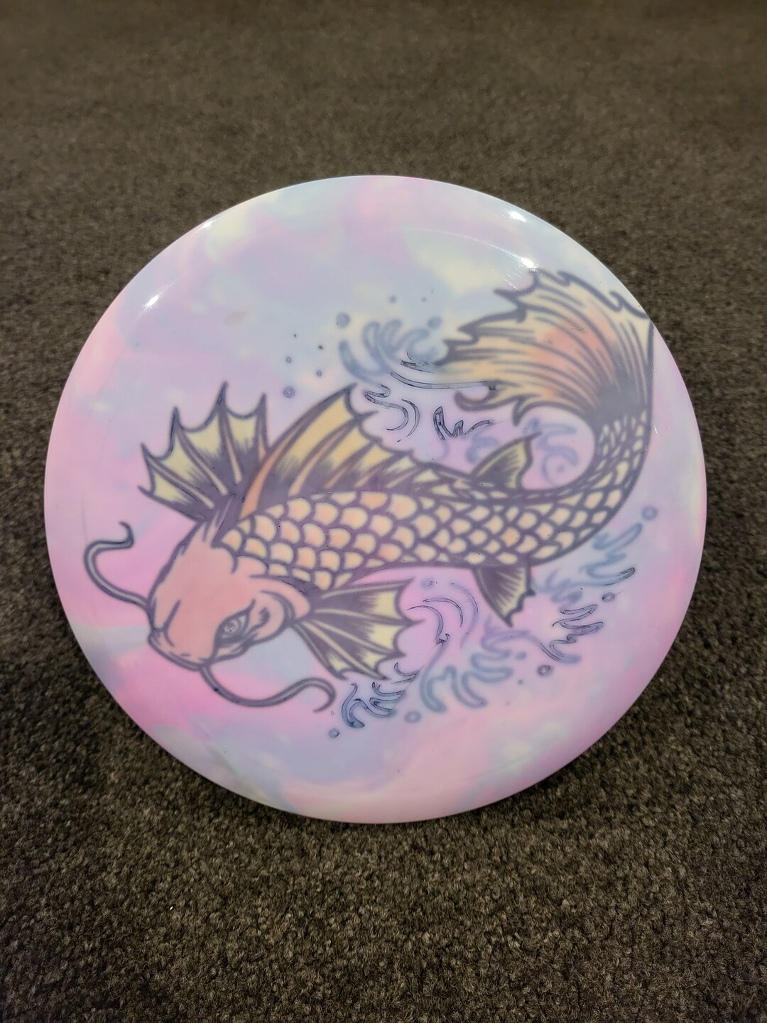 Disc Golf Custom Dye Koi Fish Disc - Etsy