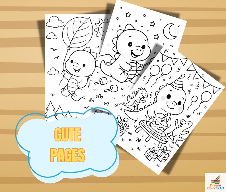 Printable Dinosaur Coloring Pages for Kids – 20 Dino Playground Sheets ...