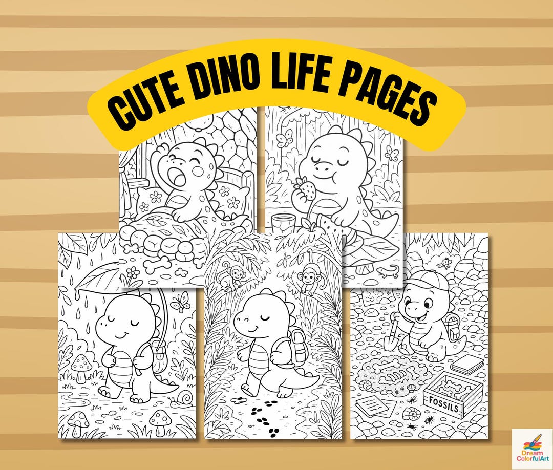 Printable Dinosaur Coloring Pages for Kids – 20 Dino Playground Sheets ...