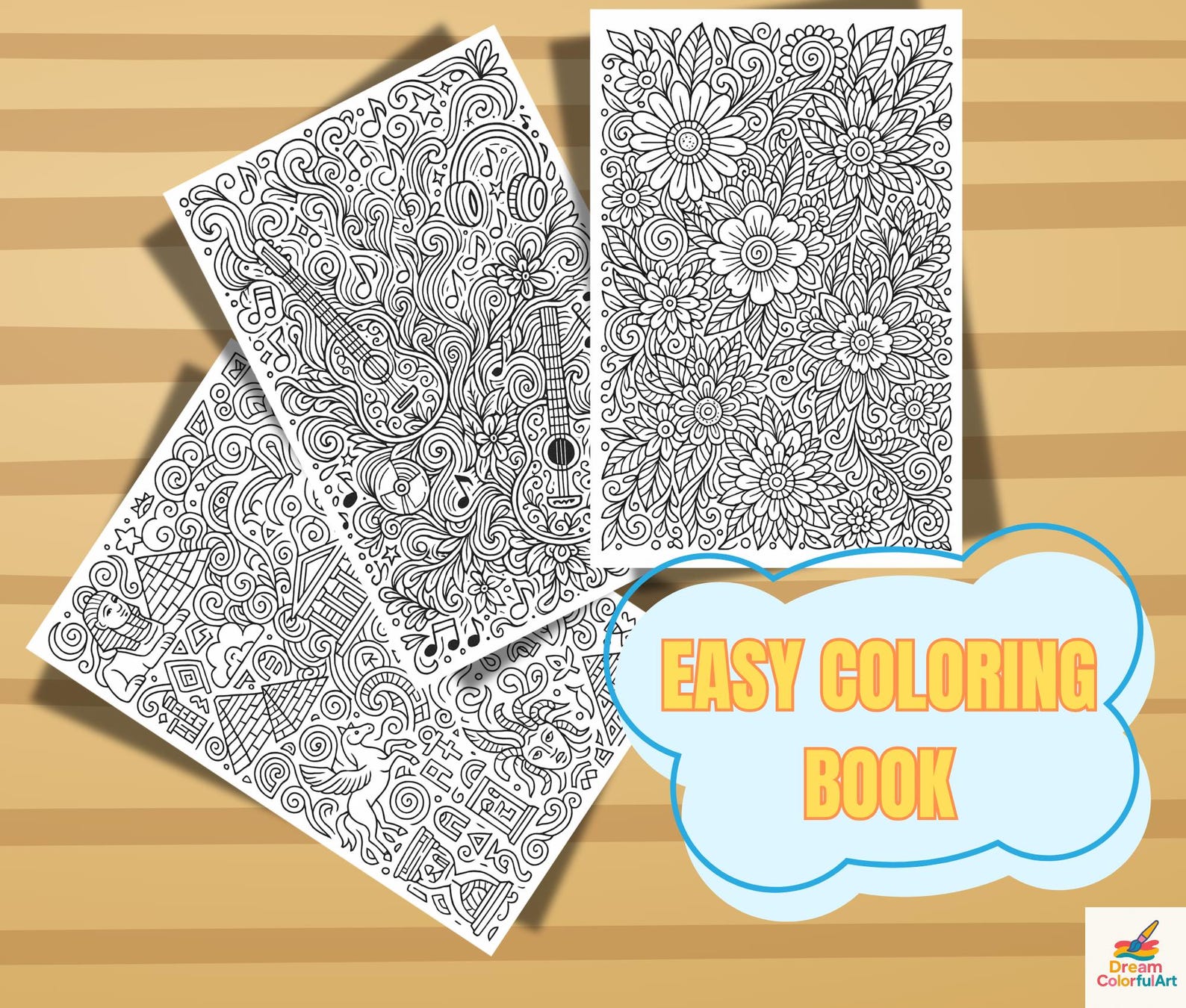 Mindful Mandala Coloring Book: 30 Relaxation Pages, Art Therapy (8.5x11 ...