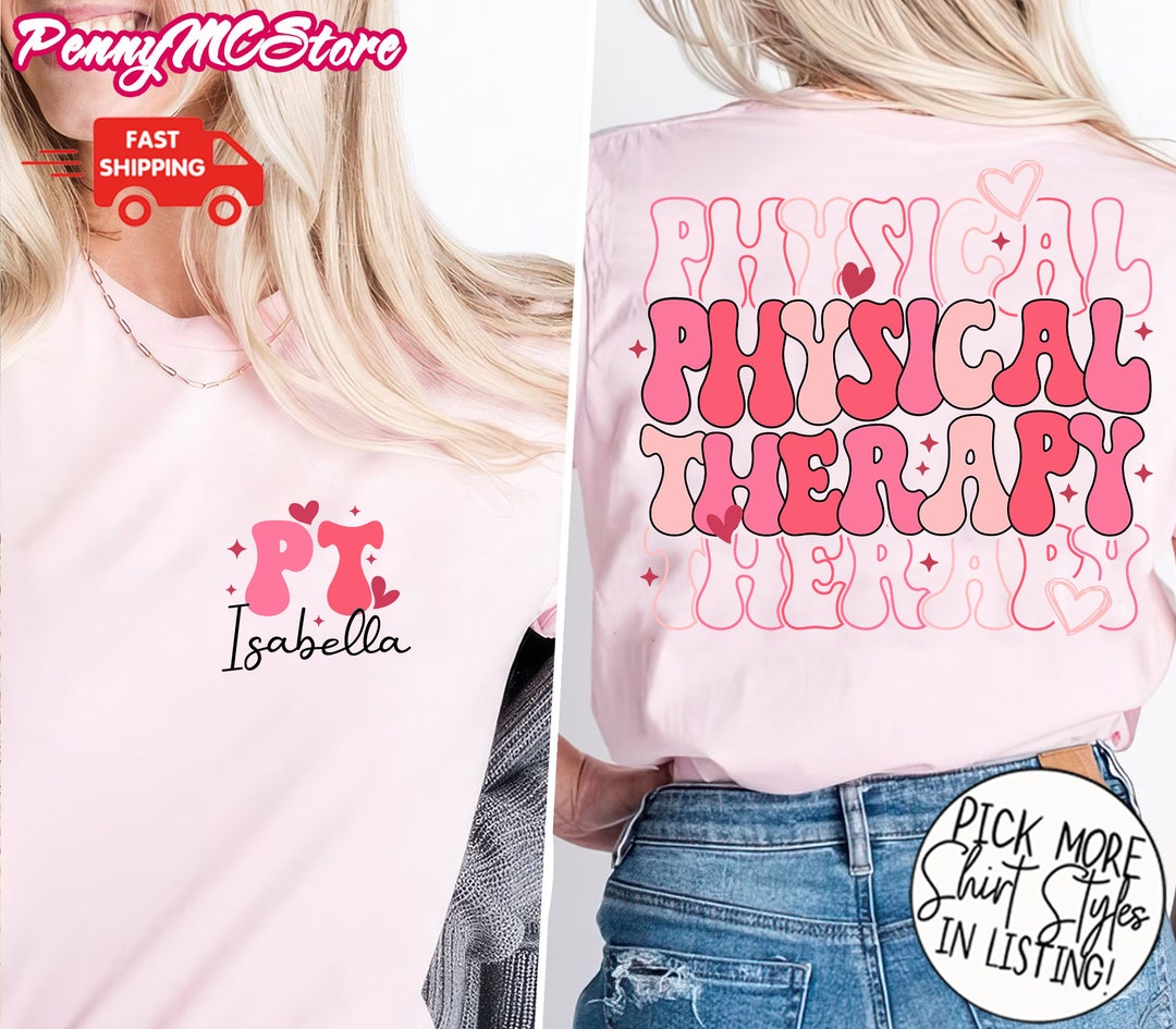 Custom Physical Therapy Valentine Shirt, PT PTA Valentine Shirt, Physical Therapist, Therapy ...