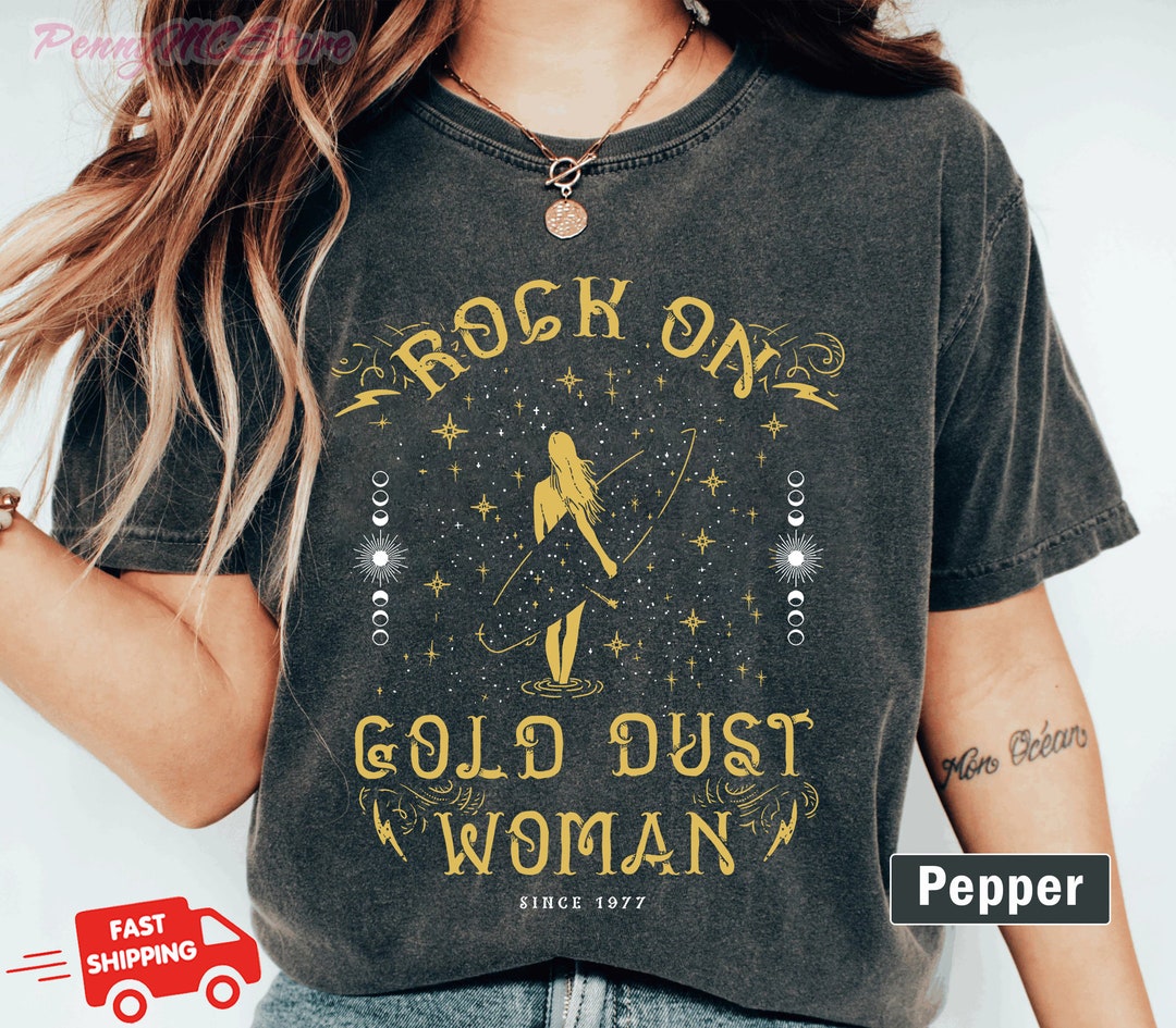 Gold Dust Shirt, Old School Band T-shirt, Stevie Comfort Colors Band ...