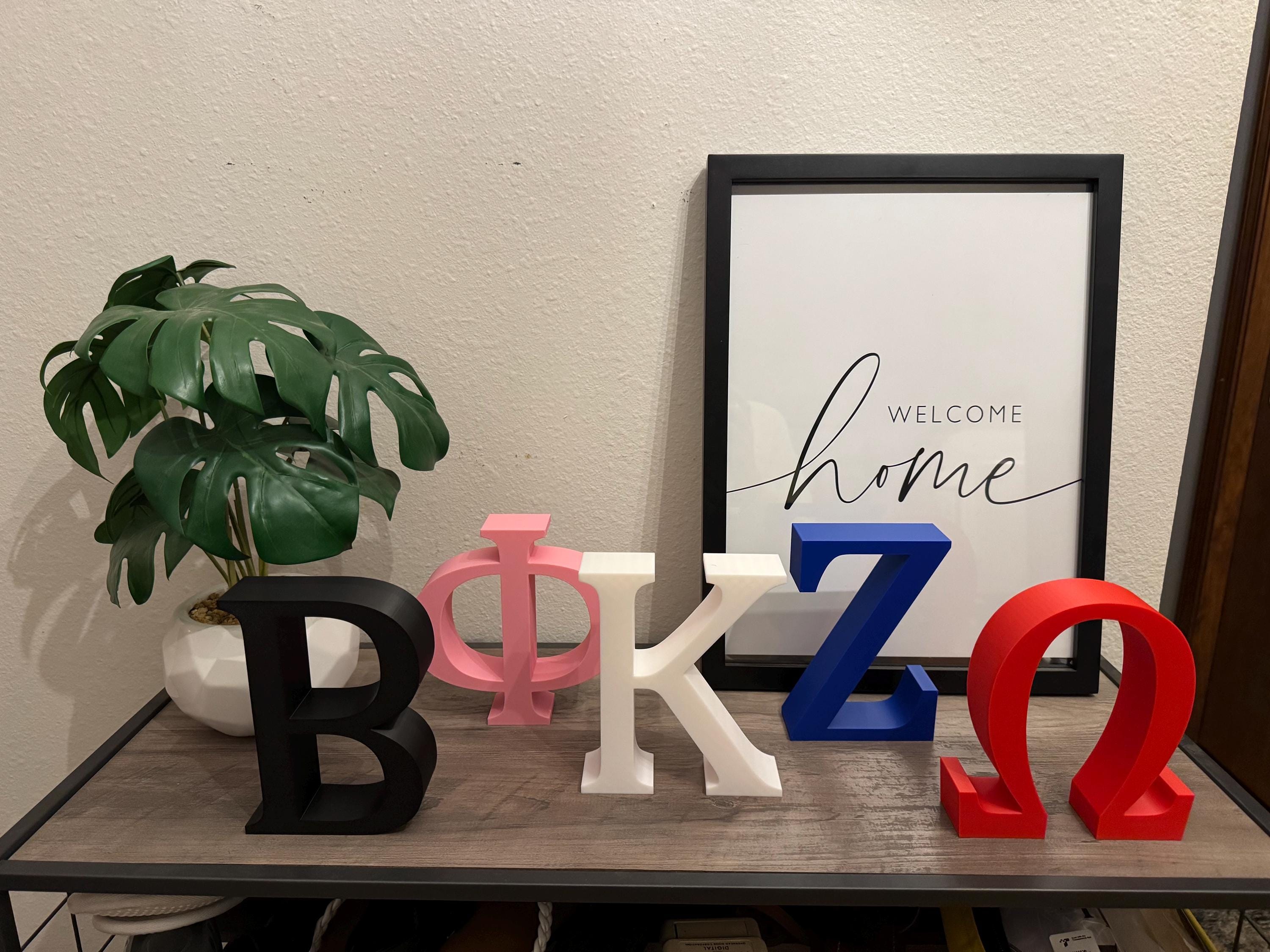 BETA - 3D Printed Greek Letter – Custom Sorority or Fraternity Décor - Etsy