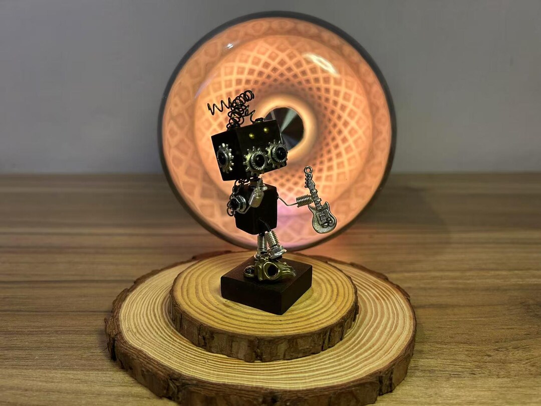 Handmade Steampunk Robot Figurine & Knick Knack's Robot, Skeleton ...