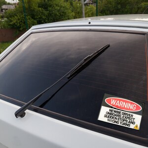 Warning Stickers, for the Newbie Driver, Funning Stickers, Warning ...