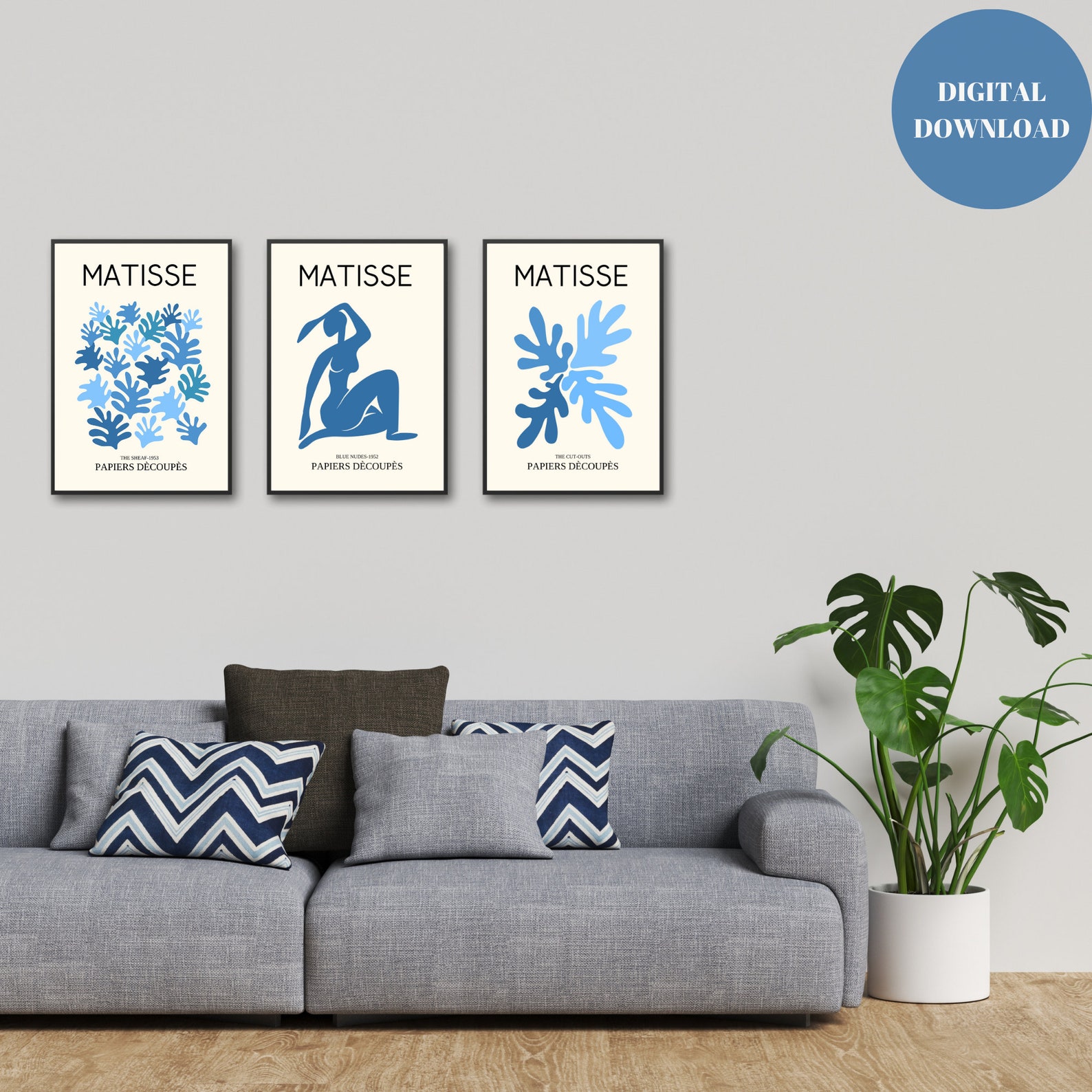 Matisse Wall Art,matisse Wall Art Set of 3, Matisse Wall Prints Set of ...