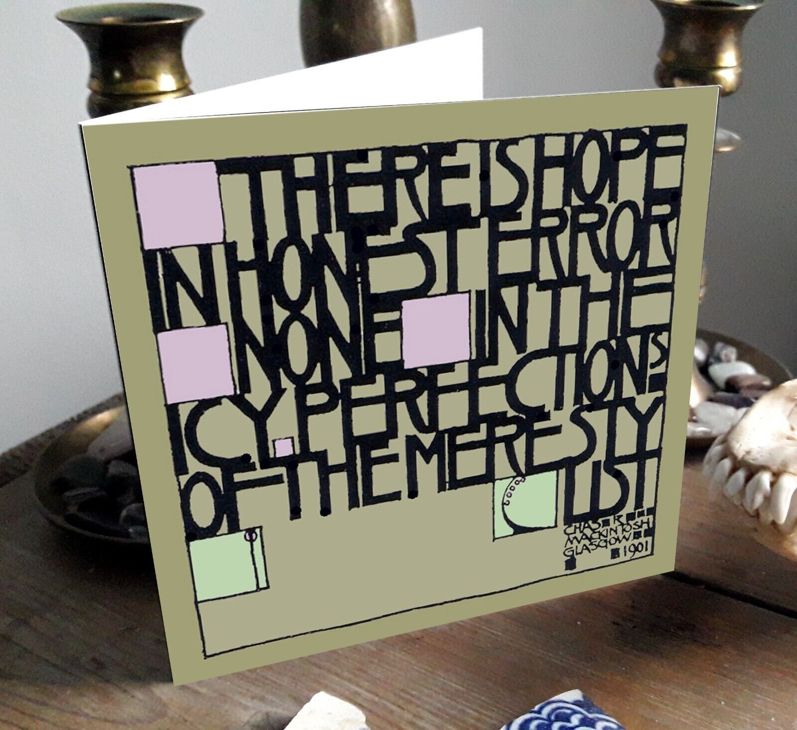 There is Hope in Honest Error...- Charles Rennie Mackintosh Glasgow ...