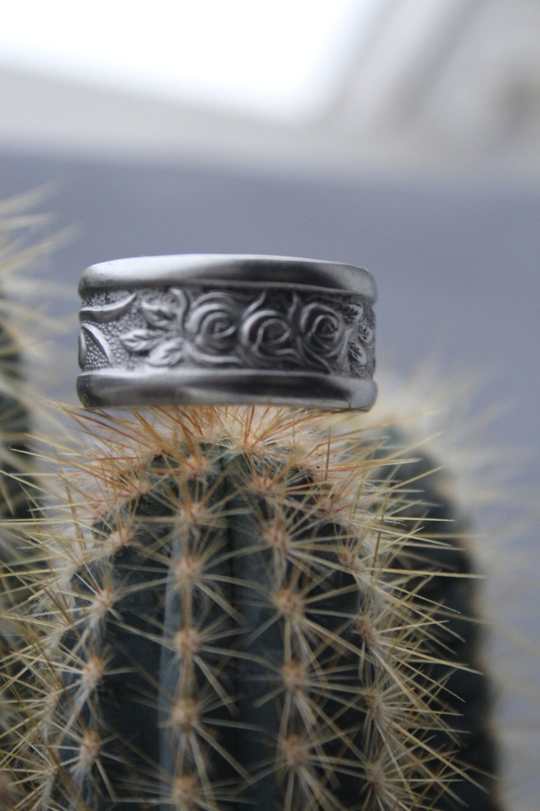 Handcrafted Rose Path Ring - Etsy