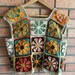 Crochet Daisy Vest, Knitted Colorful Festival Waistcoat,crochet ...