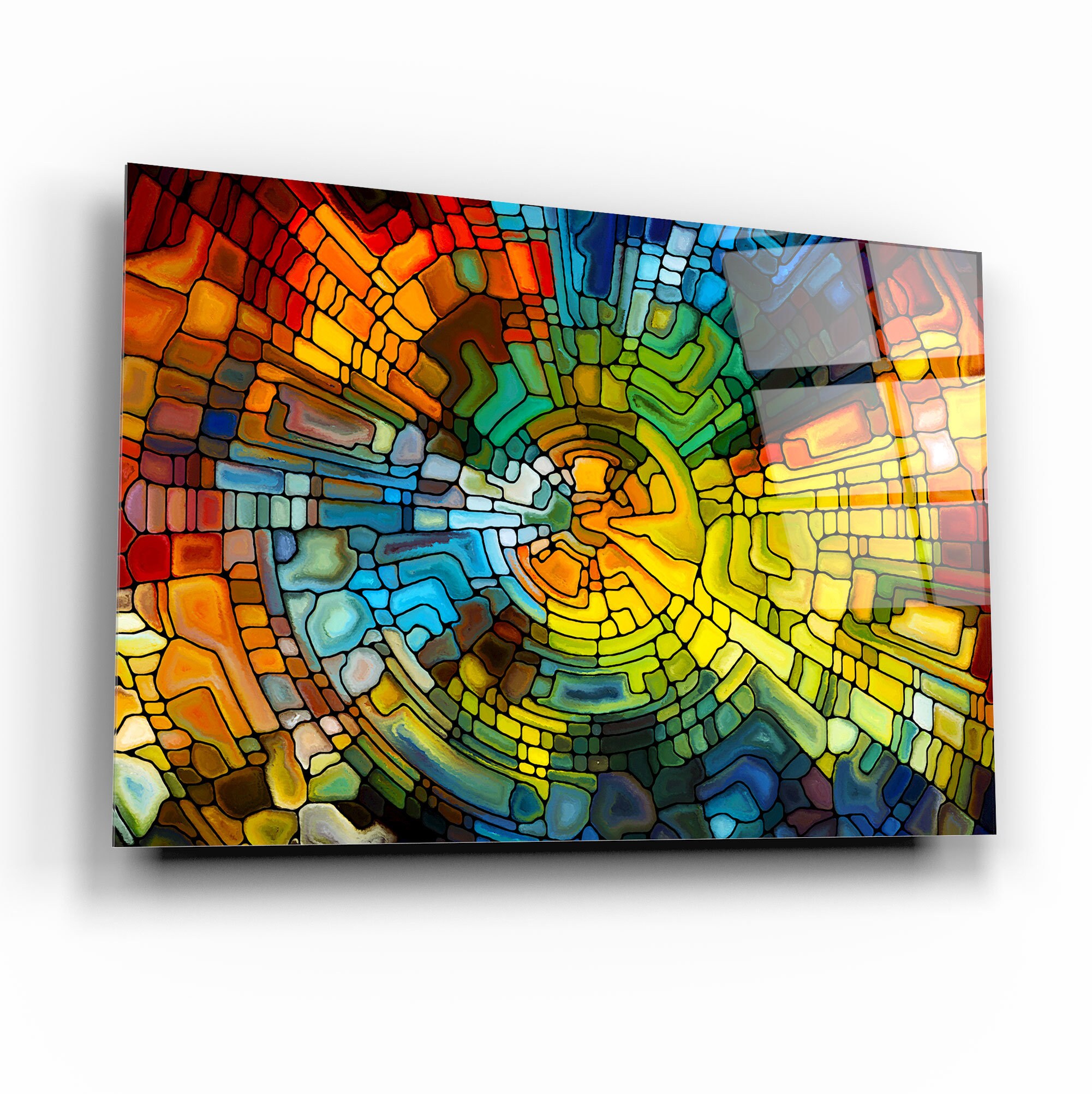 Stained Glass Painting Wall Art Glass Home Wall Decor Gift - Etsy