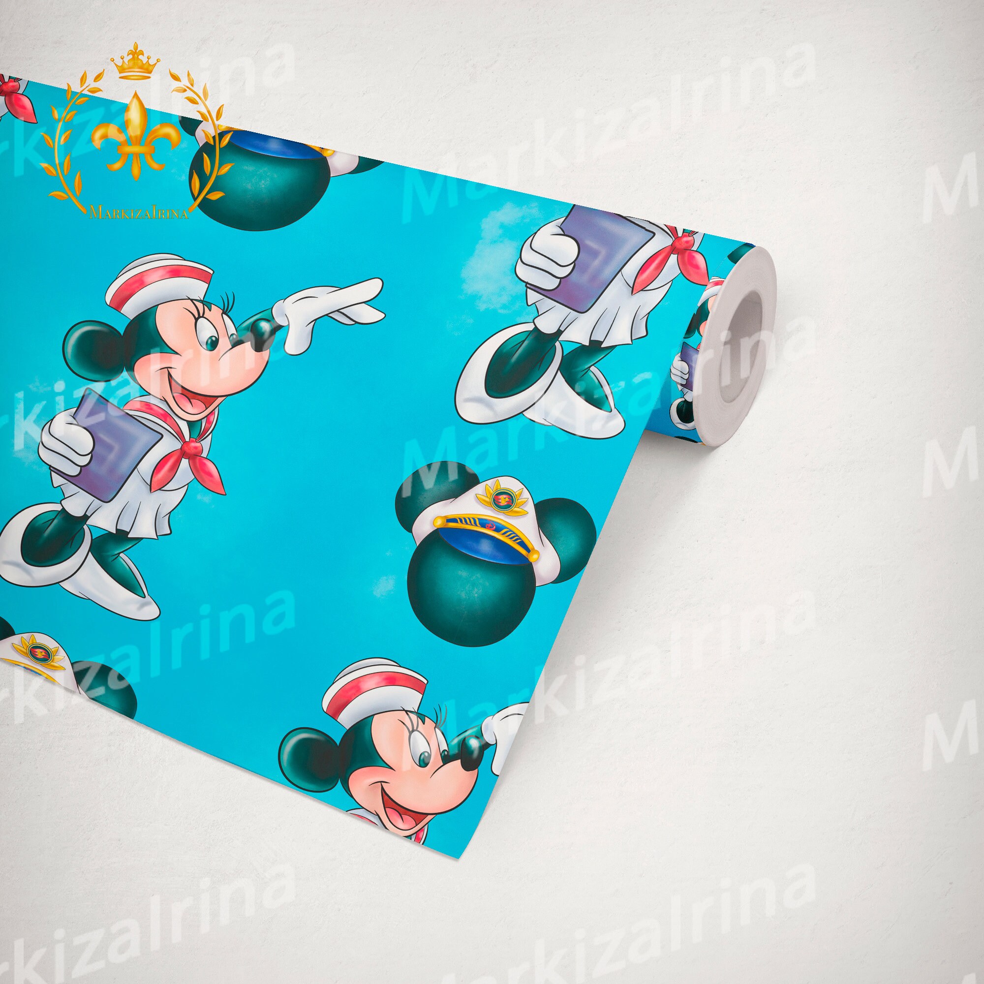 Minnie Mouse Sea Cruise,minnie Mouse Seamless File,minnie Mouse the ...