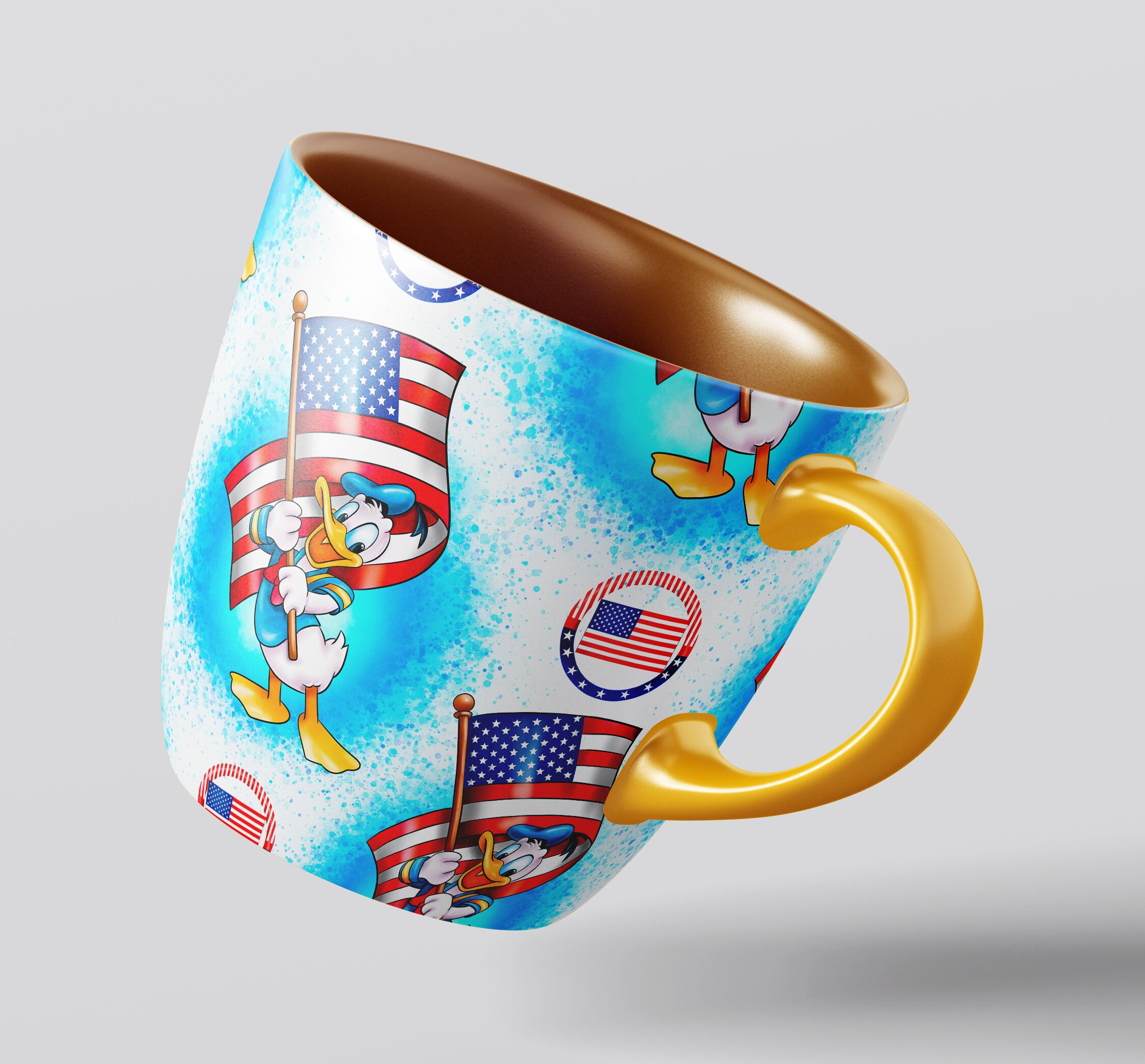 Donald Duck Happy 4th of July ,donald Duck American Flag,donald Duck ...