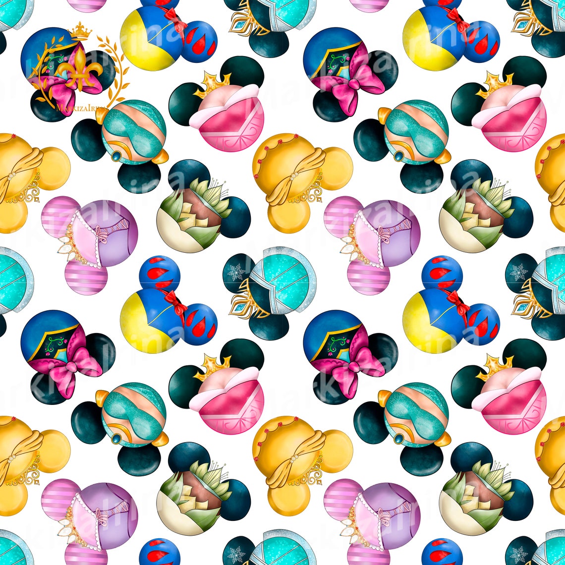 Minnie Mouse Head,mickey Mouse Clipart,mickey Mouse Decorative Paper ...