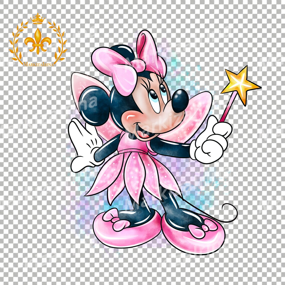 Minnie Mouse Fairy Clipart,minnie Mouse Png , Minnie Mouse Watercolor ...