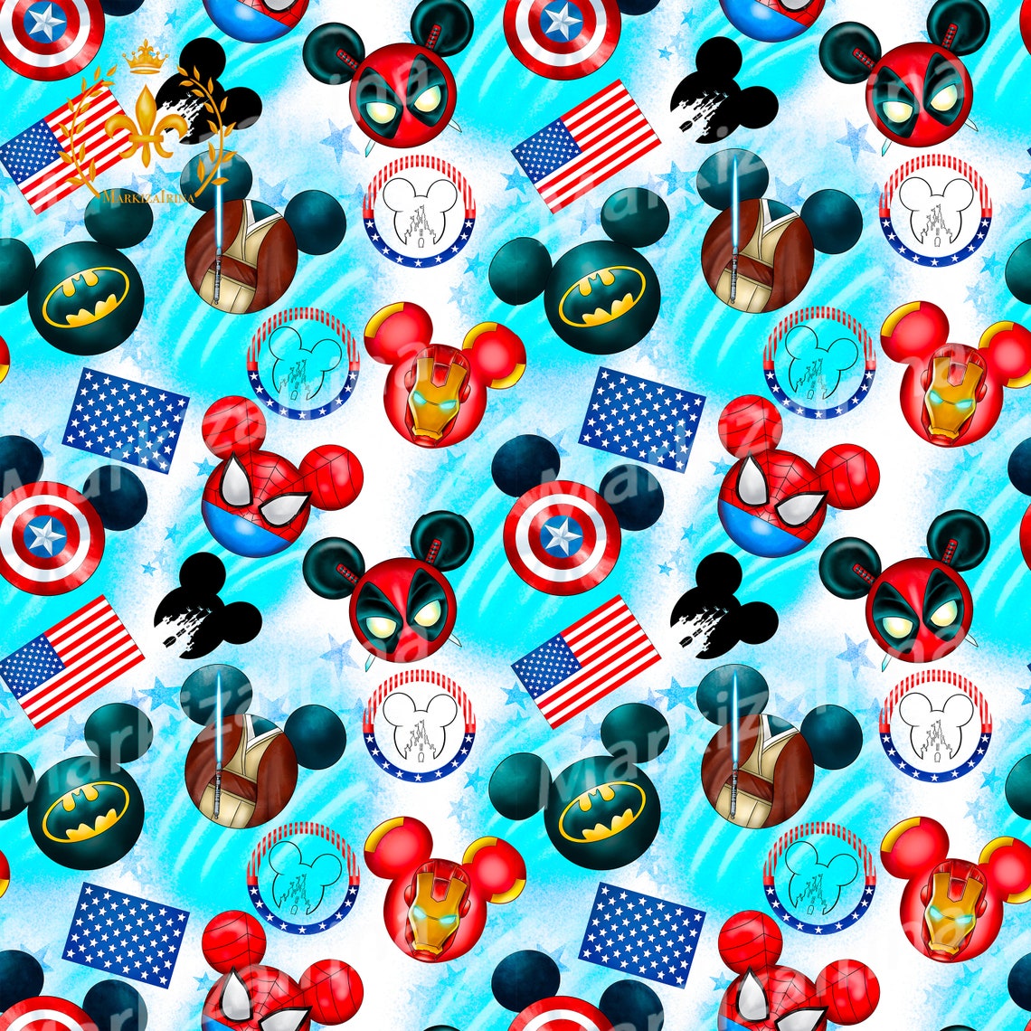 Mickey Mouse,mickey Mouse Clipart,mickey Mouse HERO Decorative Paper ...
