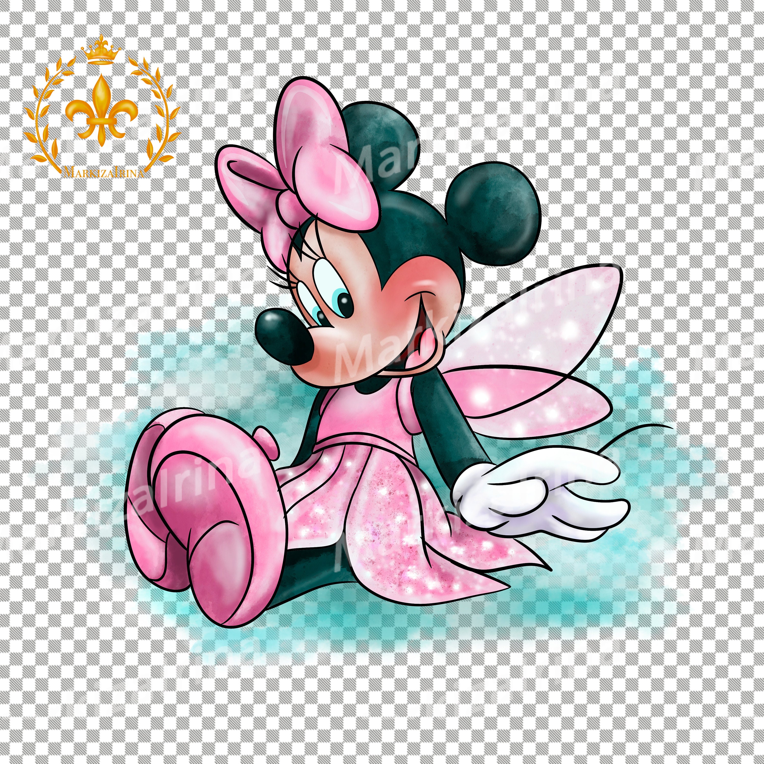 Minnie Mouse Fairy Clipart,minnie Mouse Png , Minnie Mouse Watercolor ...