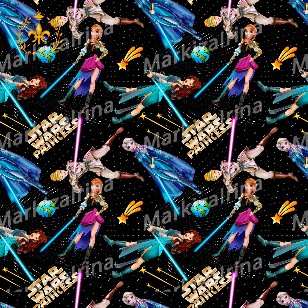 Belle,elsa,cold Heart Anna,cinderella,princesses of Theseamless File ...