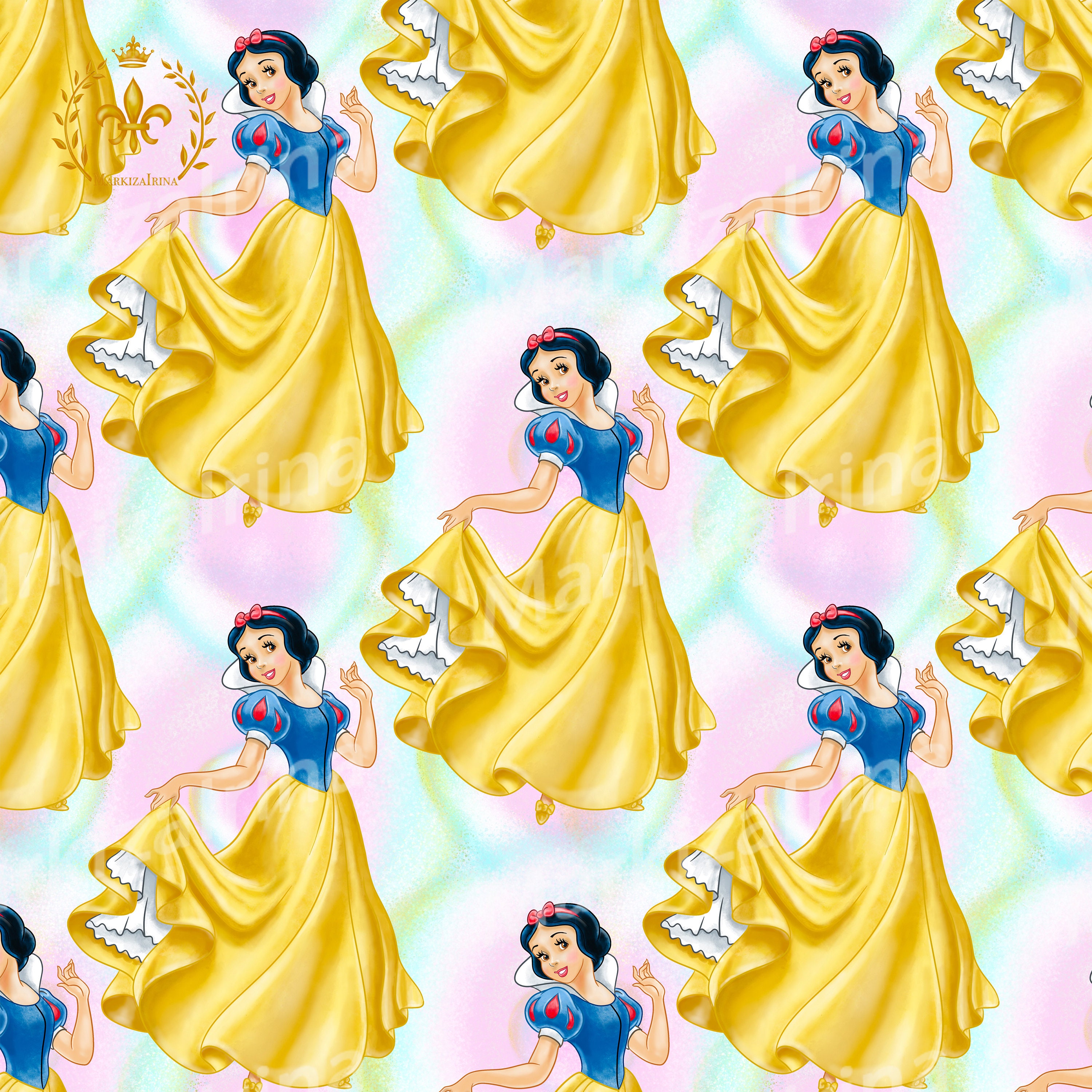 Snow White,princesses of Theseamless File,decorative Paper,princesses ...