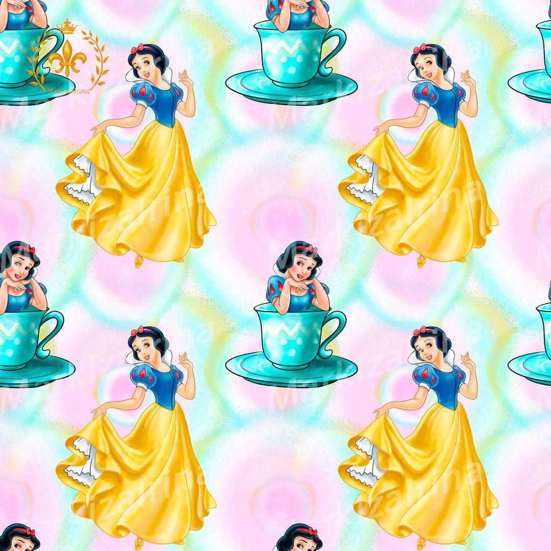 Snow White,princesses of Theseamless File,decorative Paper,princesses ...