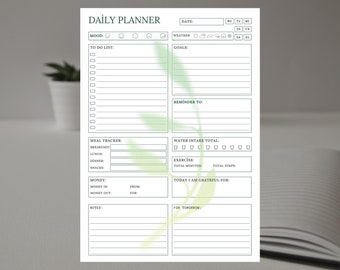 Freeform Template Daily Planner for iPad iPhone and Mac - Etsy