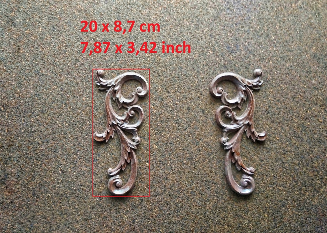 Vintage Ornate Corners Set (1left+1right) ,furniture 3d Corners ...