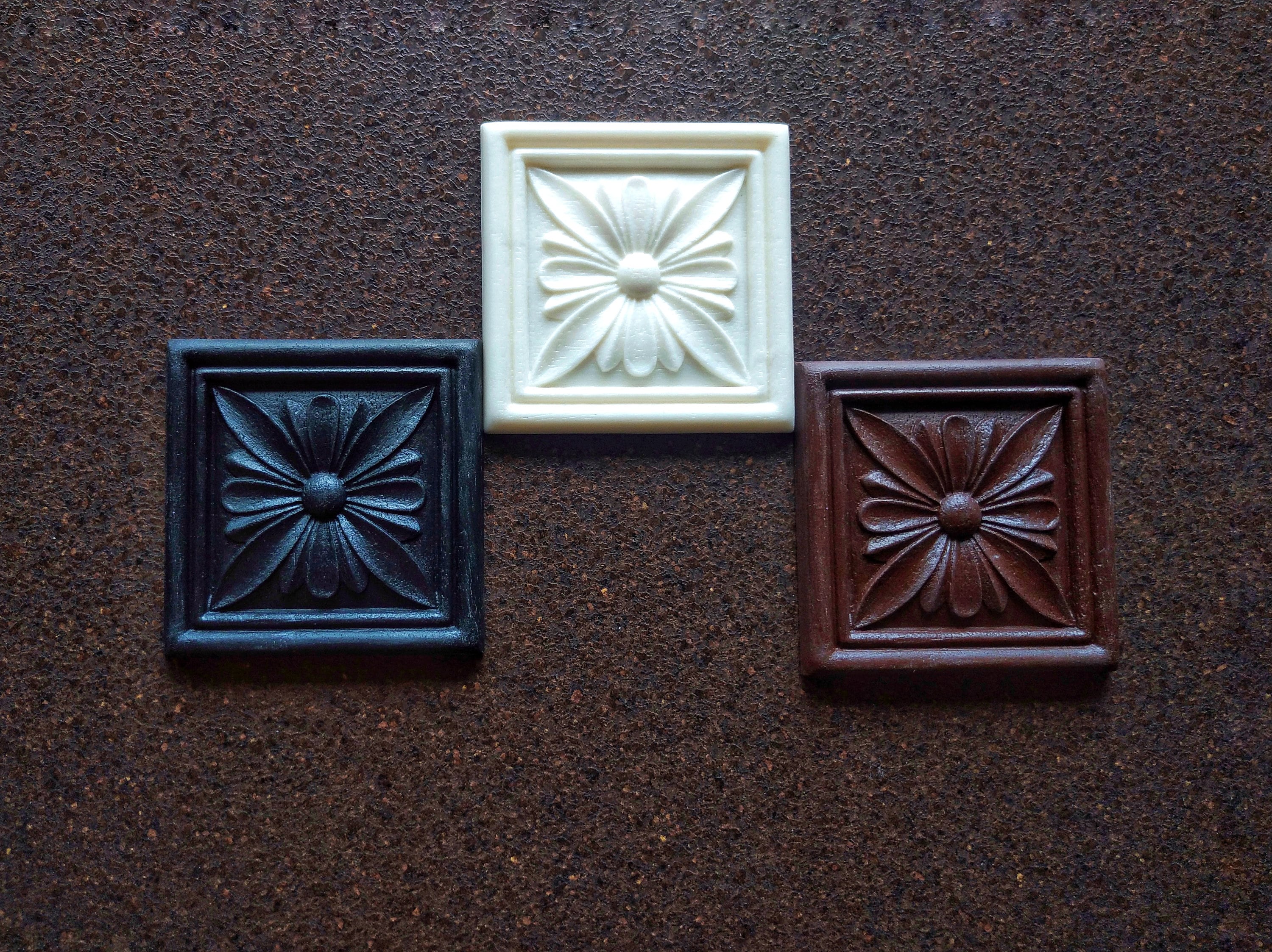 Square Decorative Overlays 10x10cm 3.85inch Resin Moldings - Etsy