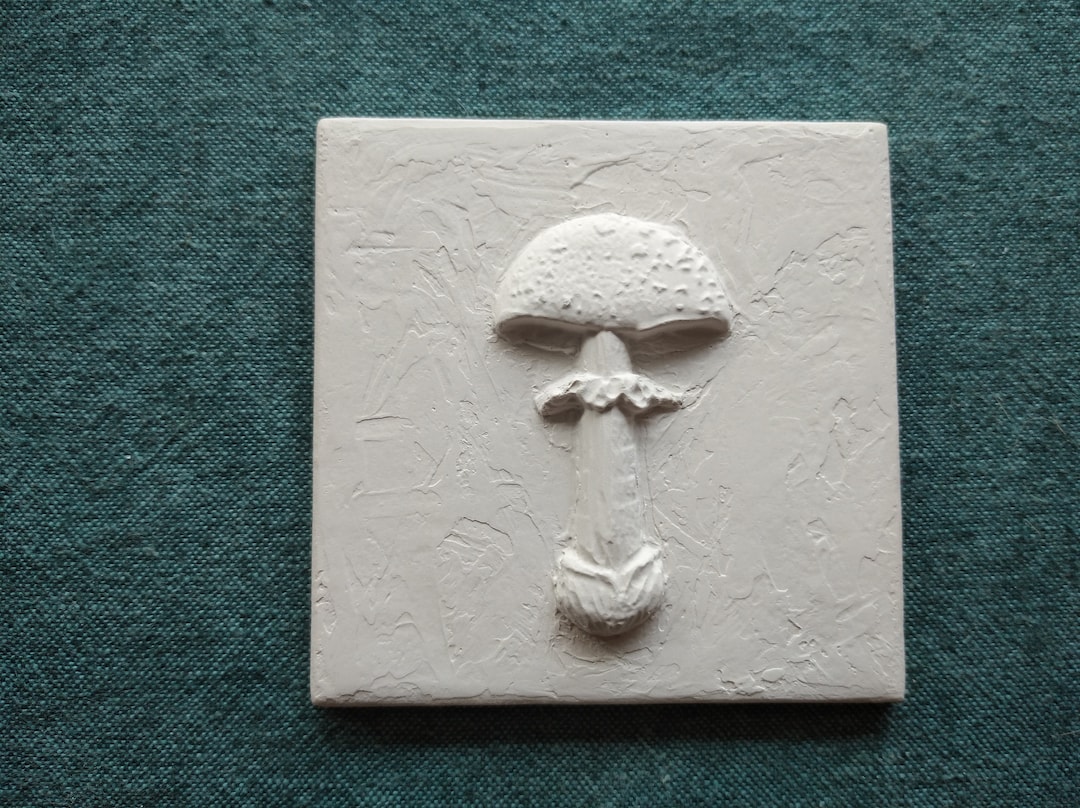 Mushroom 3D Square Tile 3.9in (10*10cm), Vintage Tiles, Backsplash ...