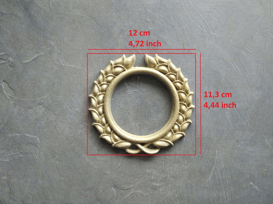 Wreath Applique | Caesar Wreath | Furniture Overlays | Furniture ...