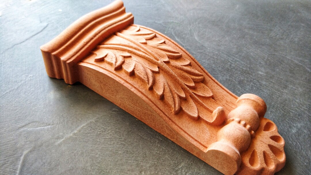 Furniture Acanthus Leaf Bracket 2pcs,furniture Embellishment, Size 6 ...