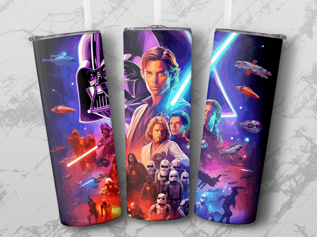 Star Wars Tumbler Wrap, Star Wars 20oz Tumbler PNG, Star Wars Tumbler ...