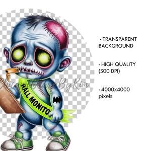 Spooky School Clipart, Halloween School PNG, Cute Ghost Classroom ...