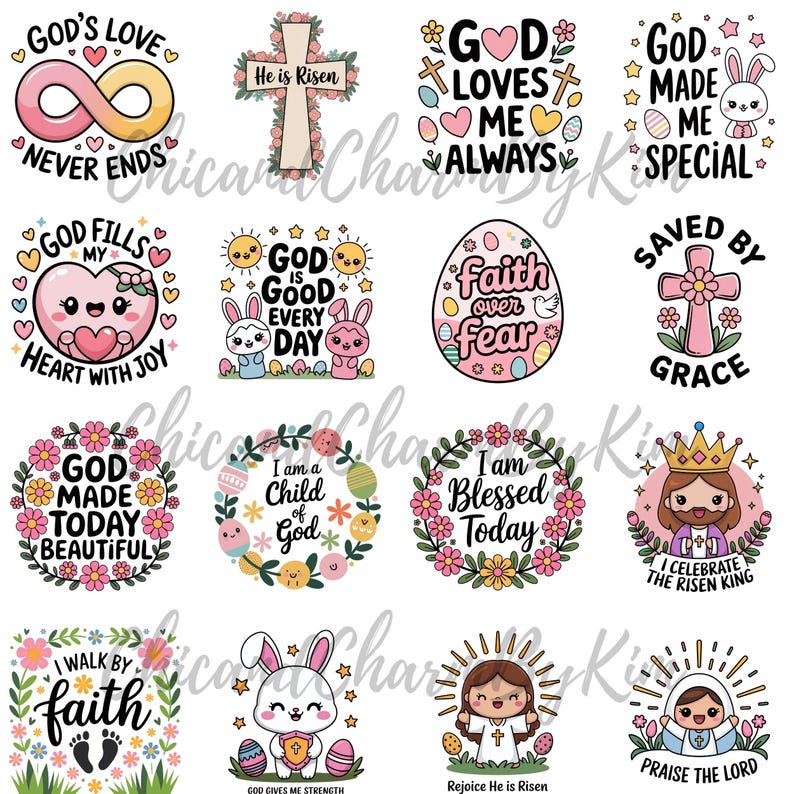 Christian Easter Quotes Clipart, Faith Sayings, Bible Messages ...