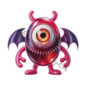 Halloween Candy Monster Clipart, Spooky Halloween Sweets PNG, Kawaii ...