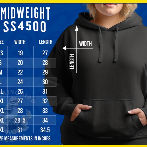Independent Trading Company Size Chart - Etsy