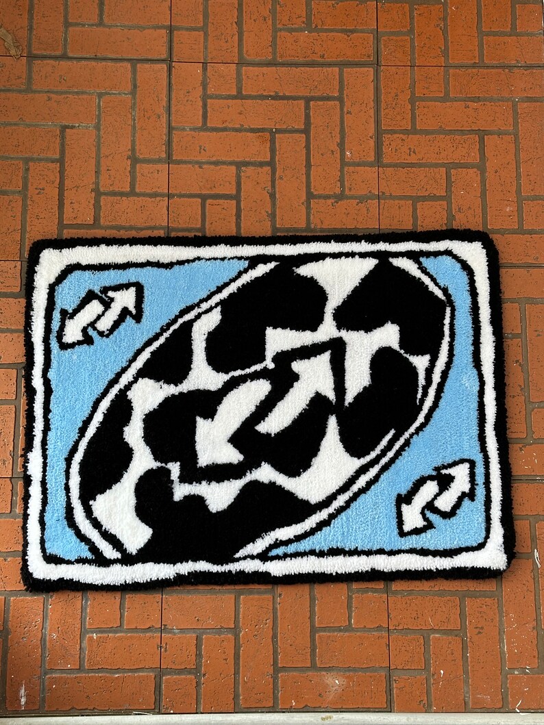 Uno Card Rug - Etsy