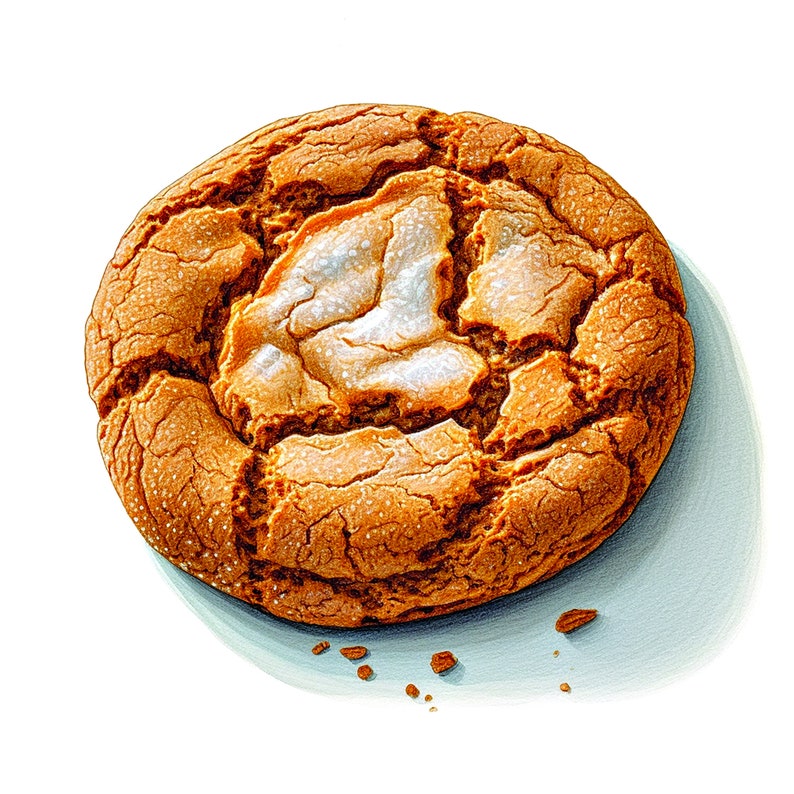 Cookie Watercolor Clipart Ai Art Print Instant Download for - Etsy