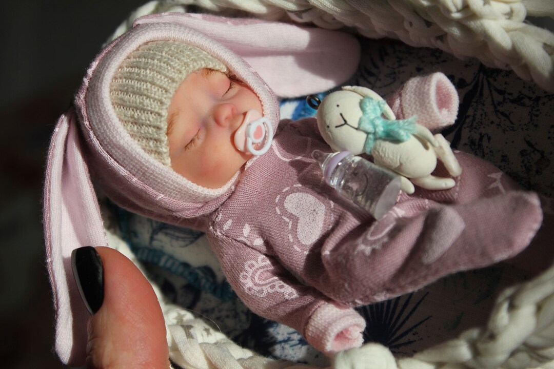Available Mini Reborn Mini Baby Doll Repaint Doll Cute Little Baby Doll ...
