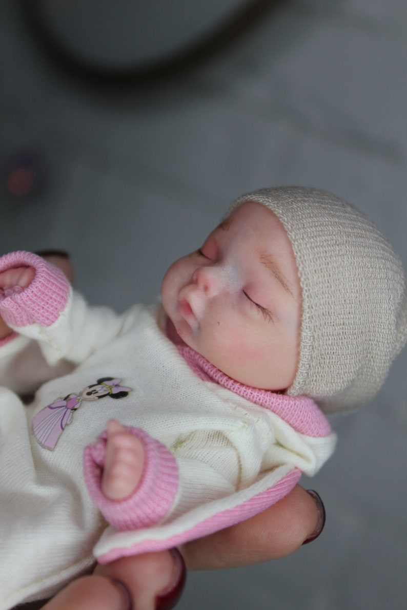 For Order Mini Reborn Norah Mini Baby Doll Repaint Doll Cute Little ...