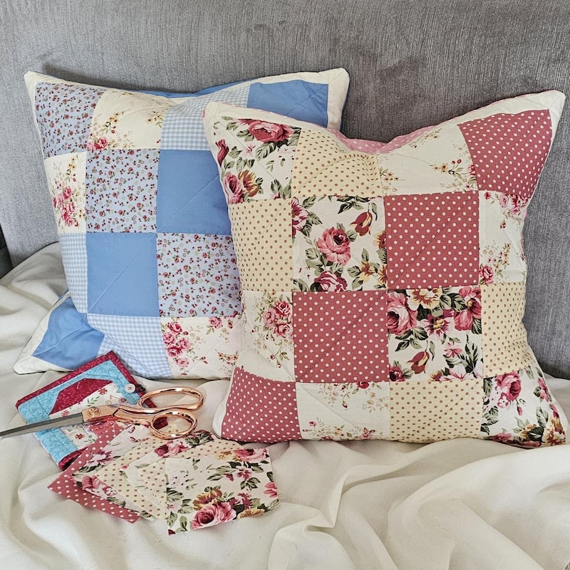 Patchwork Cushion - Etsy
