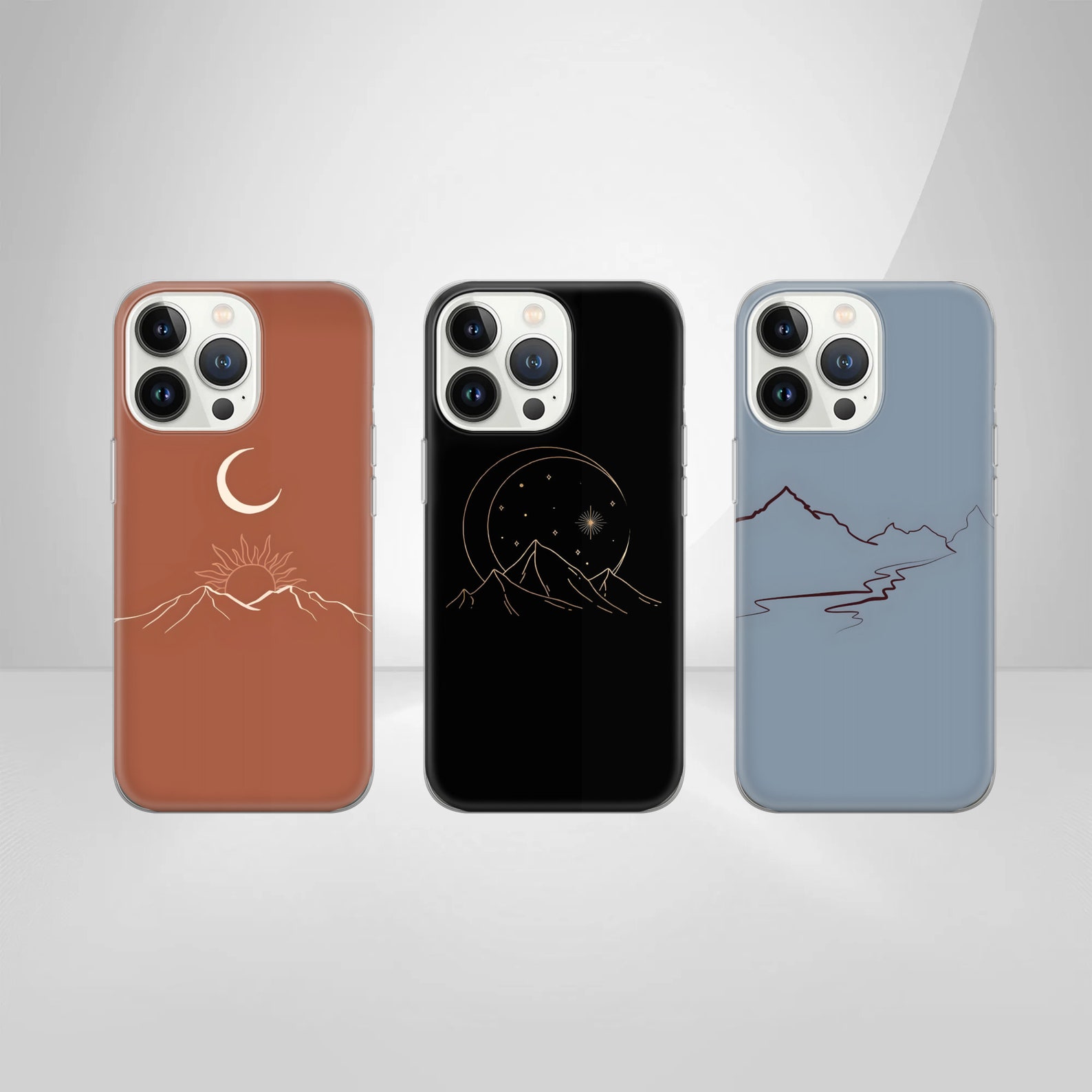 Climbing Phone Case Cute Hiking Cover for iPhone 17 Pro Max, 16e, 15 ...