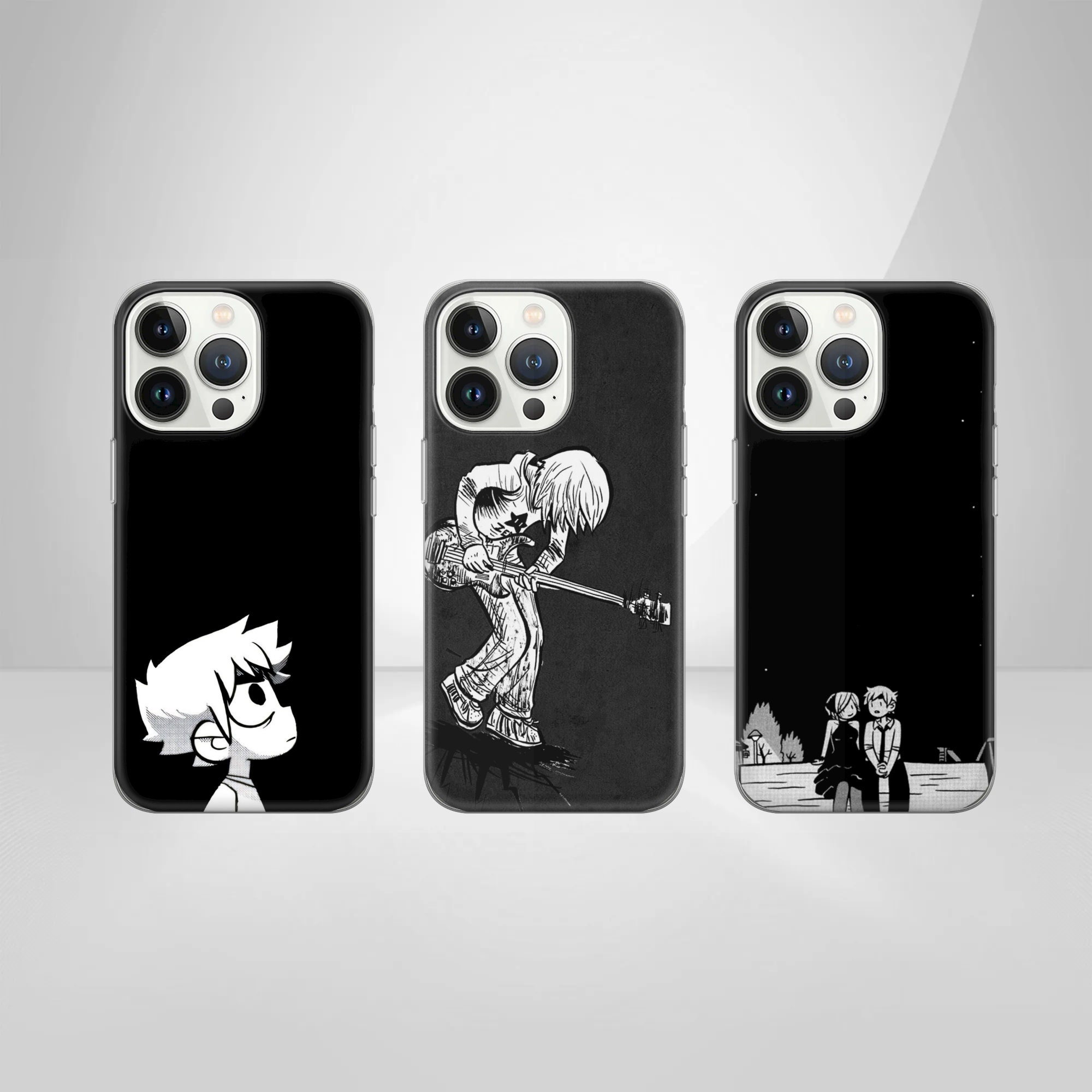 Scott Pilgrim Phone Case Comic Cover Fit for iPhone 15 Pro Max, 14 Plus ...