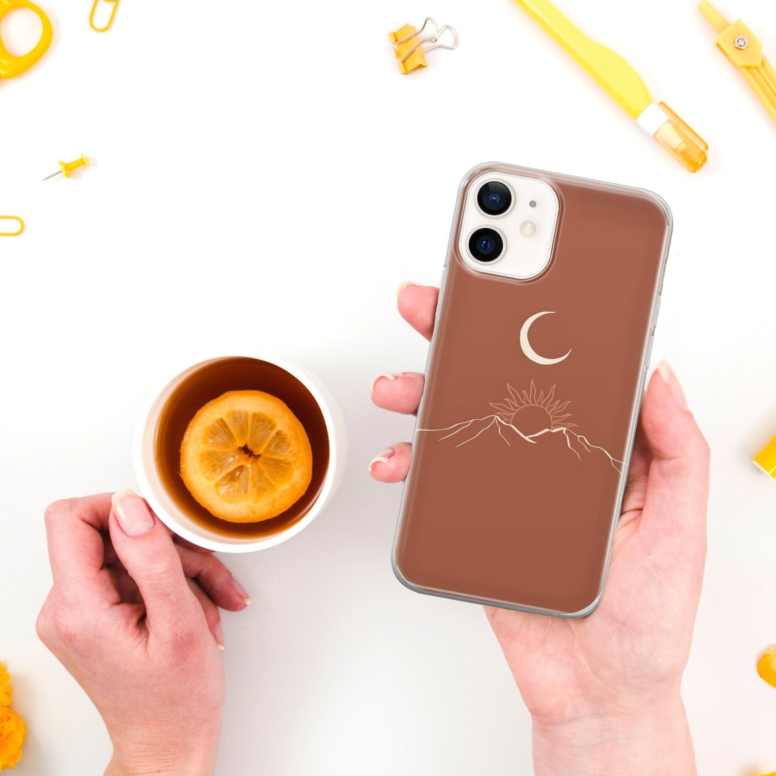 Climbing Phone Case Cute Hiking Cover for iPhone 17 Pro Max, 16e, 15 ...