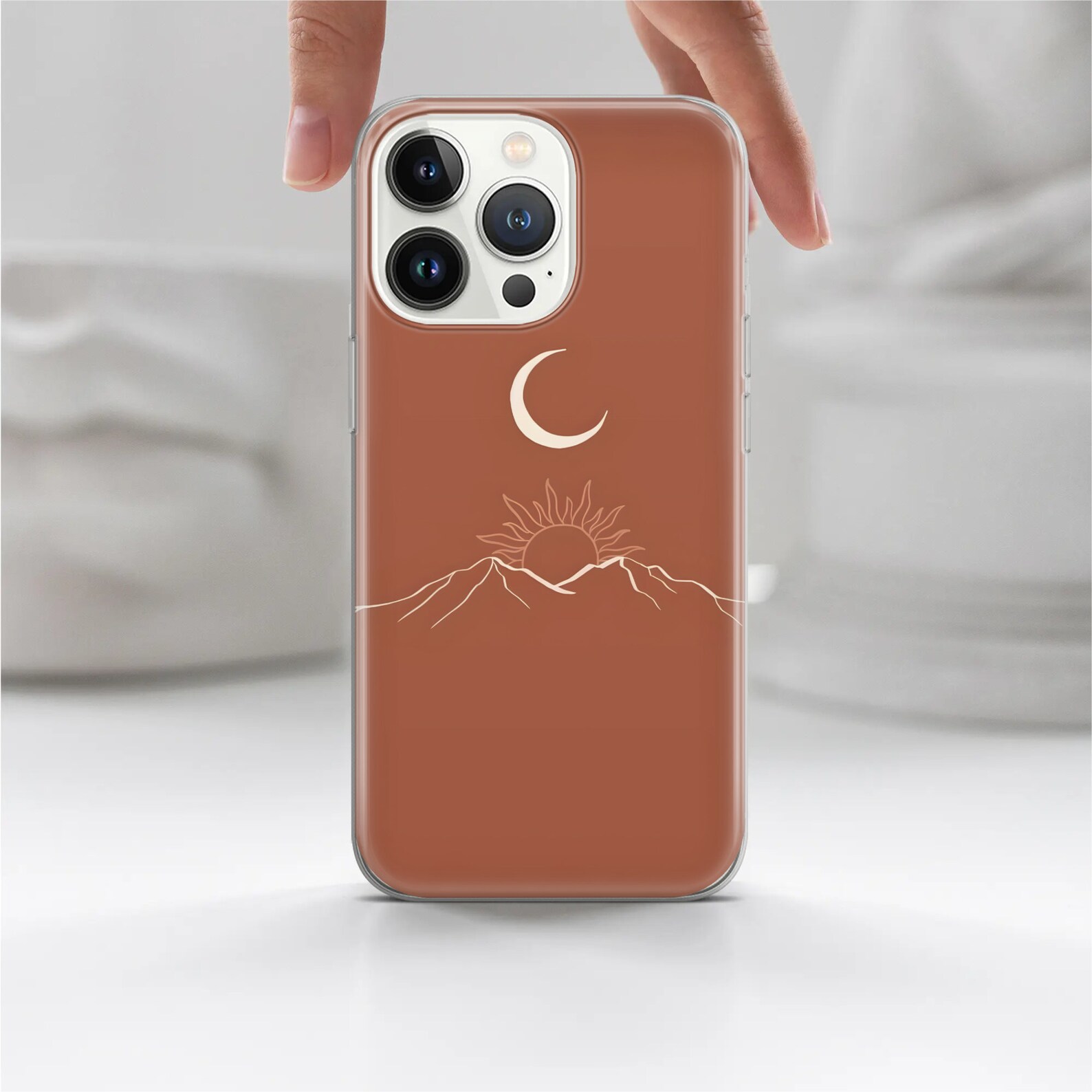Climbing Phone Case Cute Hiking Cover for iPhone 17 Pro Max, 16e, 15 ...