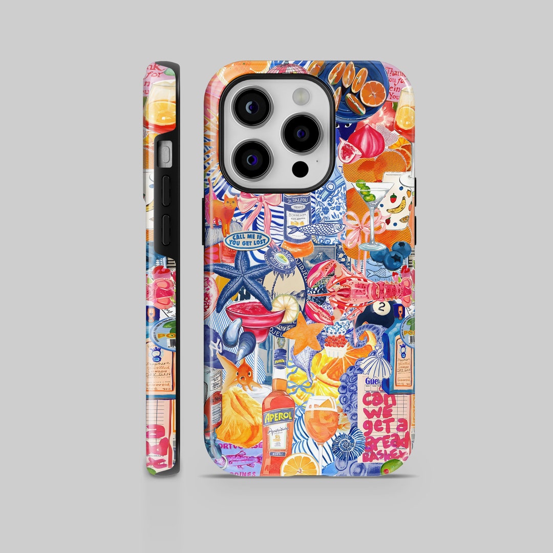 Summer Collage Phone Case Album TOUGH Cover for iPhone 17 Pro Max, 16e ...