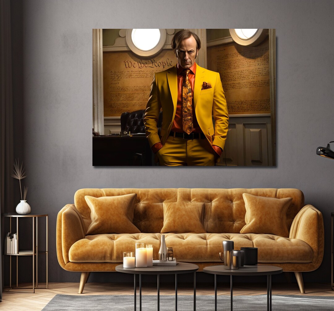 Saul Goodman Canvas Art Print, Better Call Saul Wall Art, Breaking Bad ...