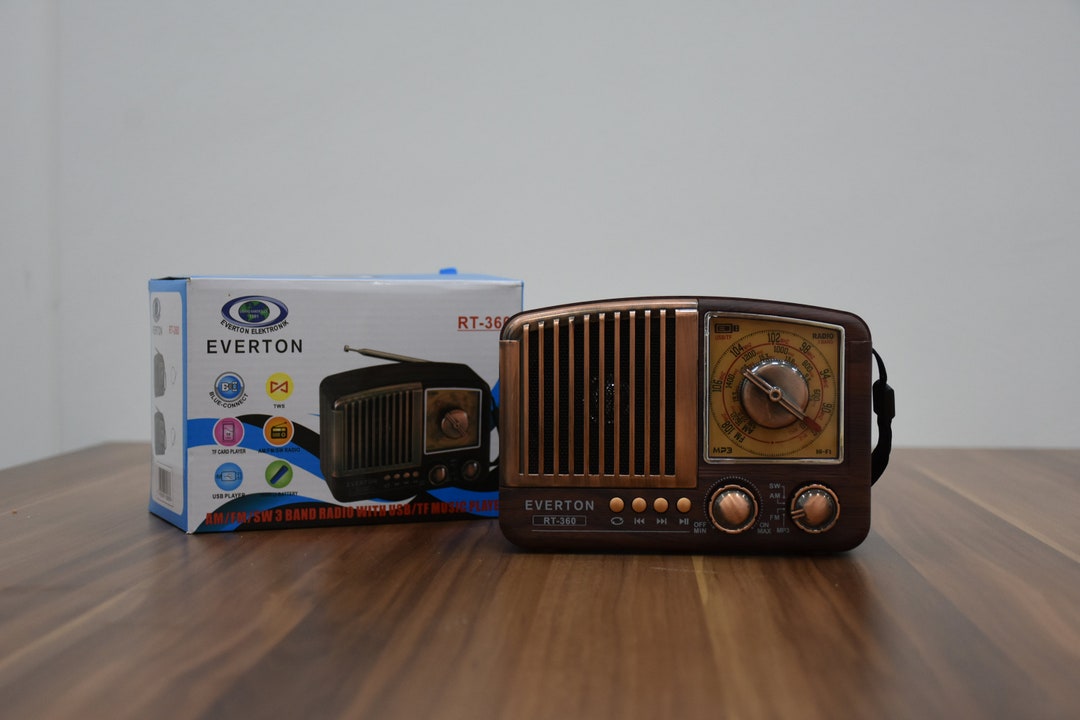 Vintage Style Radio Bluetooth Radyo - Etsy