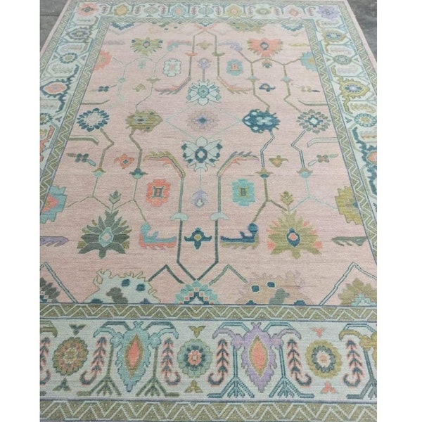 Pink Oushak Rug - Etsy