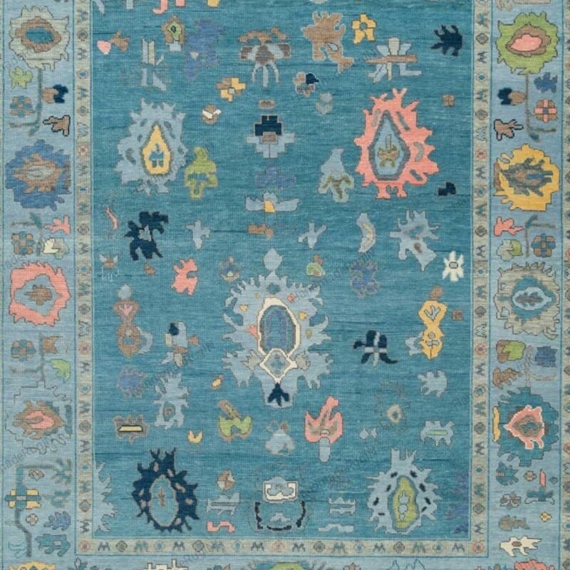 Blue Persian Rug - Etsy