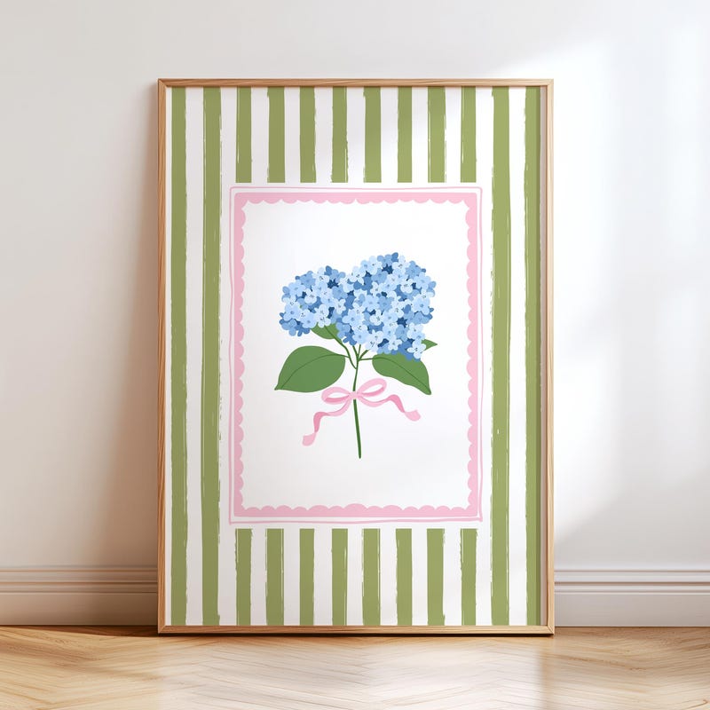 French Blue Green Wall Art - Etsy