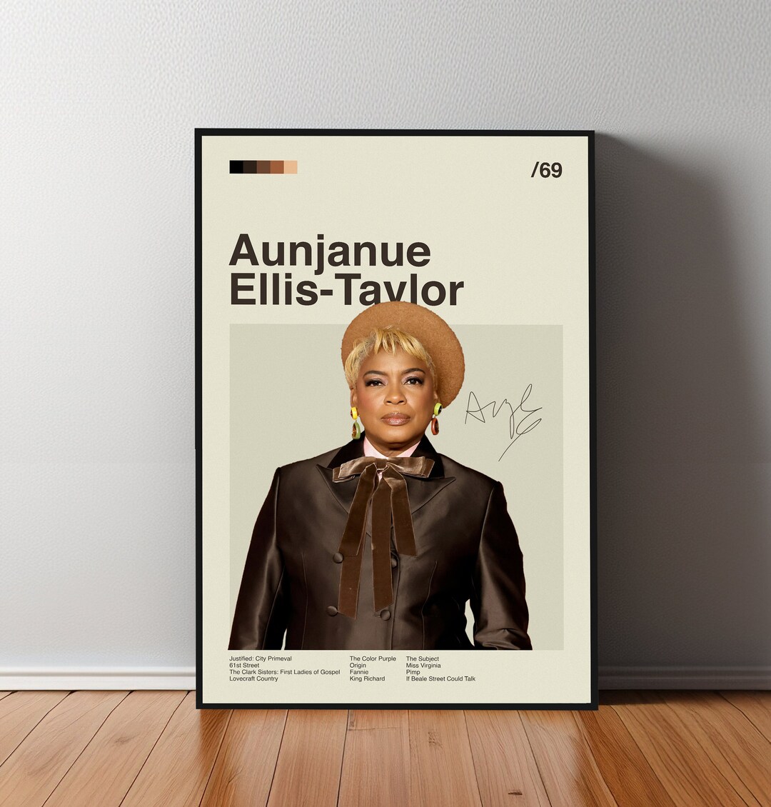 Aunjanue Ellis-taylor Poster, Movie Poster, Retro Modern Art ...